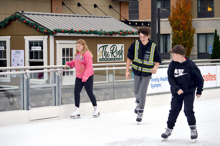 Franciscan Square ice rink opens | News, Sports, Jobs - The Times Leader